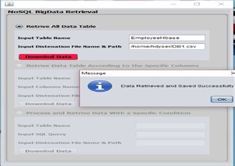 Data Processing And Retrieved From Hbase Nosql The Proposed System Is Download Scientific