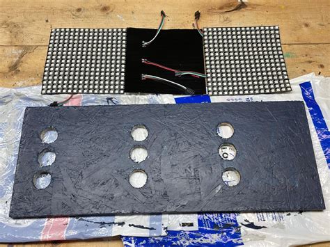 Arduino Uno Controlled 48x16 Color Led Array With Text And Animation 6 Steps With Pictures