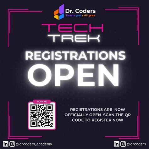 Dr Coders On Linkedin Registernow Jointhejourney Techtrek Techenthusiasts Techworkshop