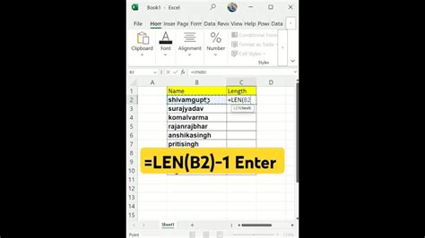 Excel Formula Count Word Shortsviral Shorts Trendingshorts Excelexceltips Youtube
