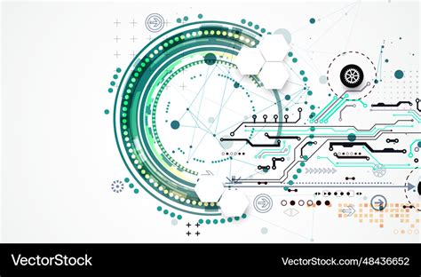 Abstract Background With Plexus Effect Scientific Vector Image