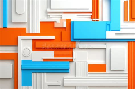 Abstract Geometric Shapes Forming An Intriguing Pattern On A Building