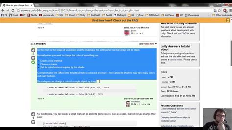 Unity3d Crash Course Tutorial Series Part 1 The Basics Youtube