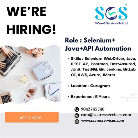 scares services pvt ltd on linkedin automationtesting selenium javadeveloper apiautomation