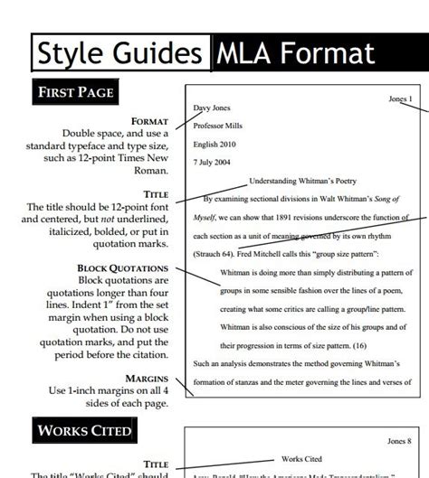 Mla Style Guide Owlinforpdfstyleguidesmlapdf