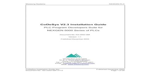 codesys installation guide r downloaddocuments