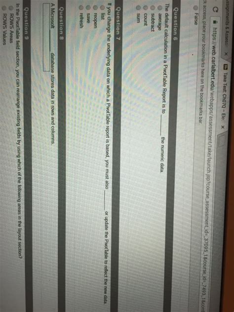 Solved The Default Calculation In A Pivottable Report Is To
