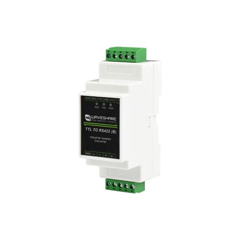 rail mount ttl to rs422 galvanic isolated converter anti surge