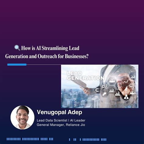 venugopal adep on linkedin ai businessautomation leadgeneration digitalmarketing innovation