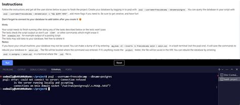 Relational Databases Vs Code With Docker Connection Issue Freecodecamp Support The