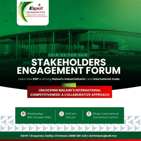 Export Development Fund Mw On Linkedin Edfstakeholdersforum2024