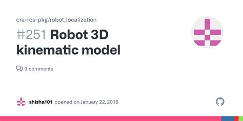 Robot 3d Kinematic Model · Issue 251 · Cra Ros Pkgrobotlocalization · Github