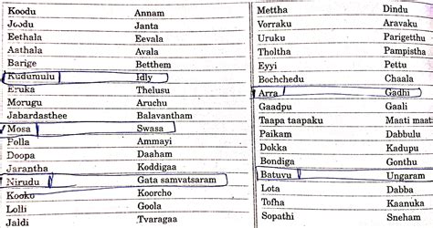 Words Of Telangana Dialect 44 Rnibondha