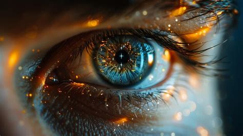 Premium Photo Concepts Of Augmented Reality And Biometric Iris