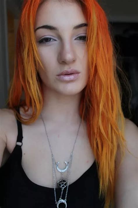 Diy Hair Arctic Fox Sunset Orange Hair Dye Review Orange Hair Dye