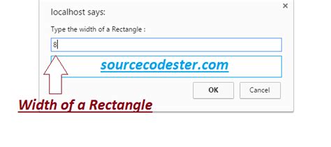 How To Get Area Of The Rectangle Using Javascript Sourcecodester