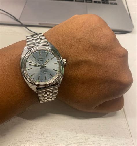 Hmt Kohinoor Para Shock 17 Jewels Preowned Watch Modified Preowned