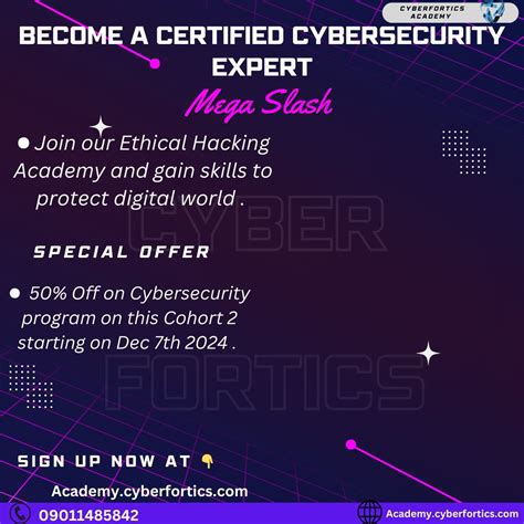 Cyberfortics Academy On Linkedin 🚀 Unlock Your Future With A Career In Cybersecurity 💻 Did You