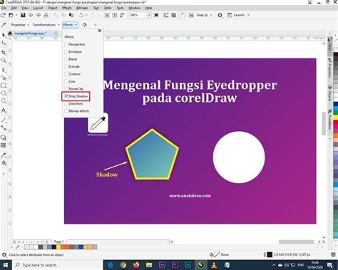Mengenal Fungsi Eyedropper Pada Coreldraw