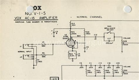 The Vox Ac15 1962 1963