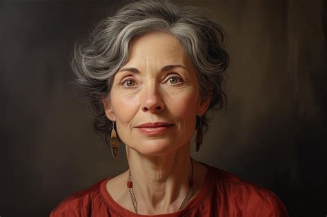 Premium Photo Resilient Middle Aged Woman Generate Ai