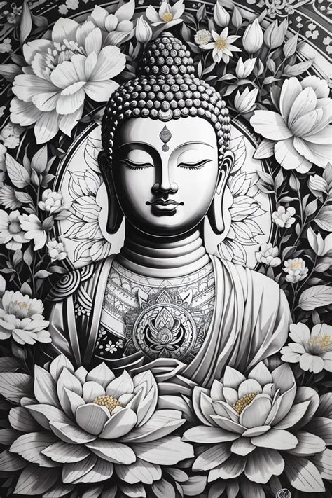 Lord Buddha The Enlightened One Buddhist Art Drawing Buddha Tattoo Design Buddha Art Drawing