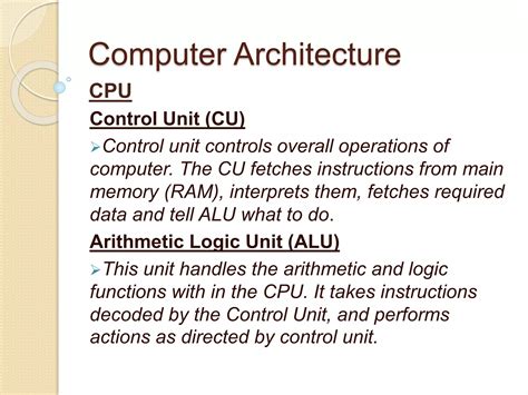 Computer Architecture Pptx