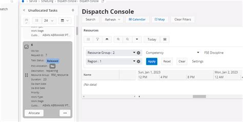 Not Showing Any Resources In Dispatch Console Ifs Community