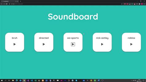 Html Css Javascript Simple Soundboard Youtube