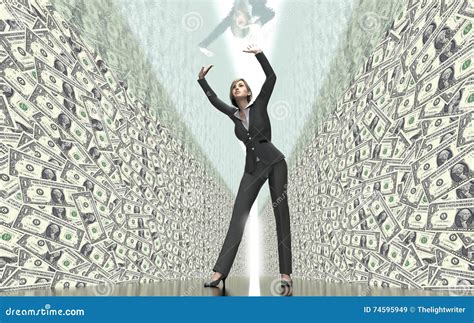 The Glass Ceiling Metaphor Gender Inequality And Discrimination Concept Vector Illustration