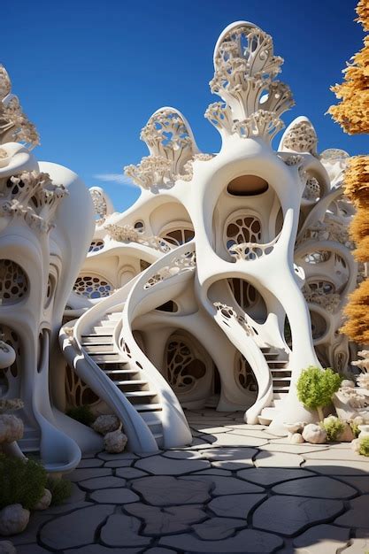 Free Photo 3d Rendering Of Abstract Building