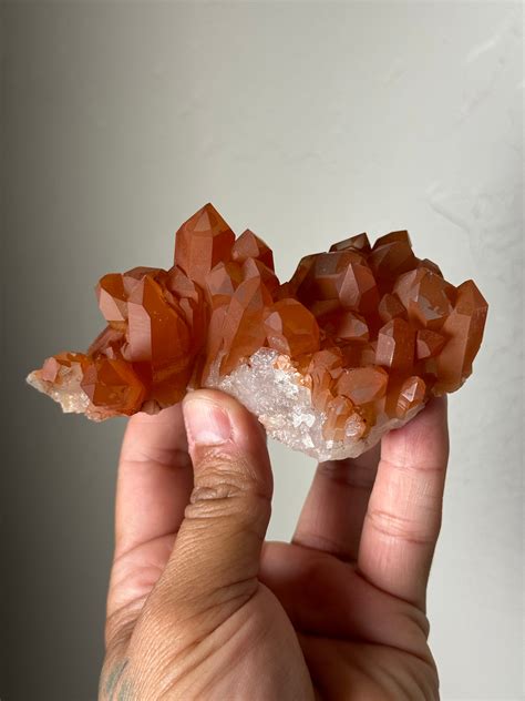 Tangerine Quartz Cluster
