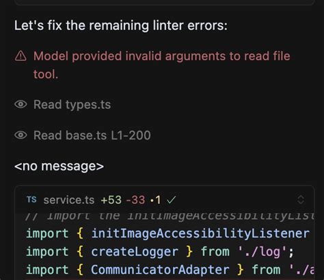Agent Issue And “model Provided Invalid Arguments To Read File Tool Bug Reports Cursor