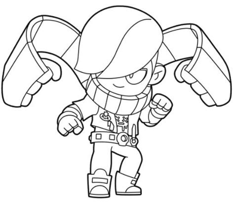 Brawl Stars Kleurplaat Edgar Brawl Stars Color Pages Free Coloring My The Best Porn Website