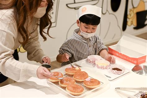 大阪ミスドミュージアムドーナツ作り体験が大人気