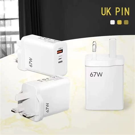 Fast Charging V A Pd Usb Dual Port Wall Adapter Eu Us Uk Adapted For Samsung Apple