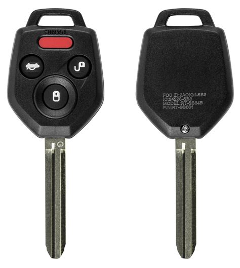 Replacement Subaru 4 Button Car Key Ilco Rhk Sub 4b4