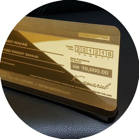 Exclusive Cheque Hantaran Rerama Design