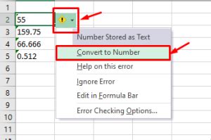 How To Convert Text To Number In Excel 6 Easy Ways