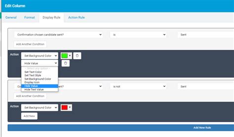 Add An Option To The Display Rule App Development Tadabase Community