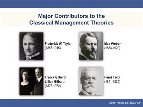 Classical Approaches To Management Pptx