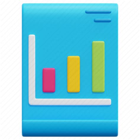 Business Report Model Chart File Analysis 3d 3d Illustration
