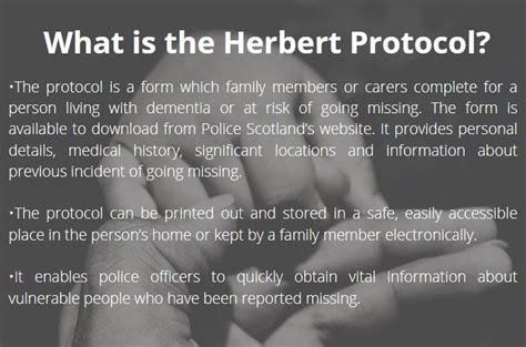Herbert Protocol The NEN North Edinburgh News