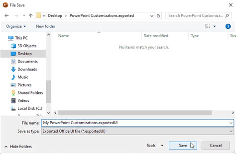 Reset Export And Import Ribbon Customizations In PowerPoint For Windows