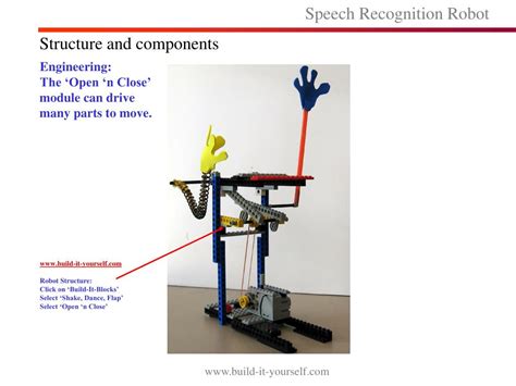 Ppt Speech Recognition Robot Powerpoint Presentation Free Download Id550593