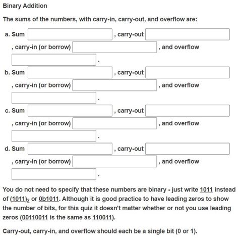 Solved DATA Binary Addition Binary Addition Is The Basic Chegg Com