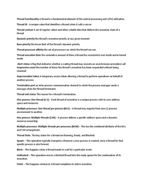 Platform Technology Reviewer Midterm Pdf Thread Computing