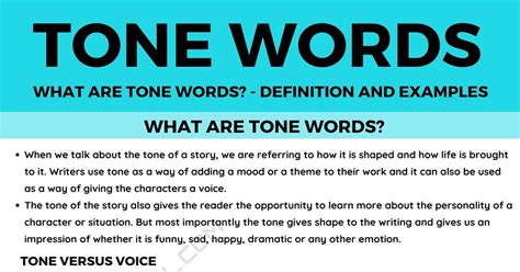 Examples Of Tone Examples Of Tone