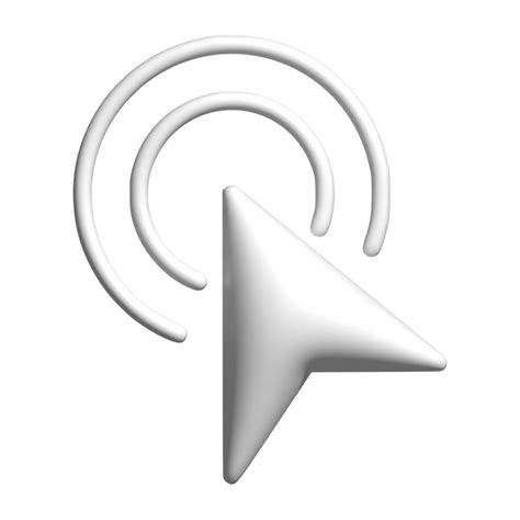 3d Icon Of Cursor Pointer 22675522 Png