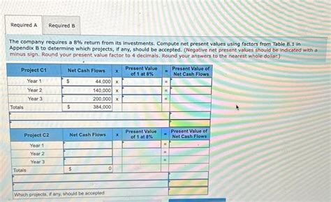 Solved Exercise 24 18 Algo Net Present Value Unequal Cash